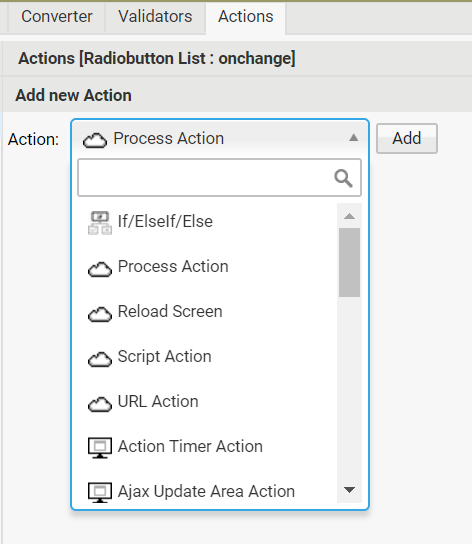 Screen Components: Events and Actions - Appway Community