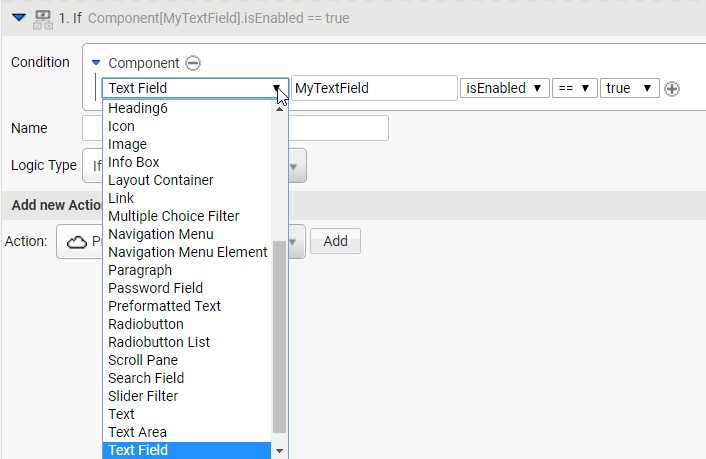 Screen Components: Events and Actions - Appway Community