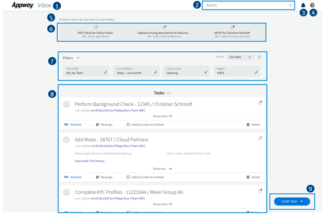 Inbox Application Business Component - Appway Community